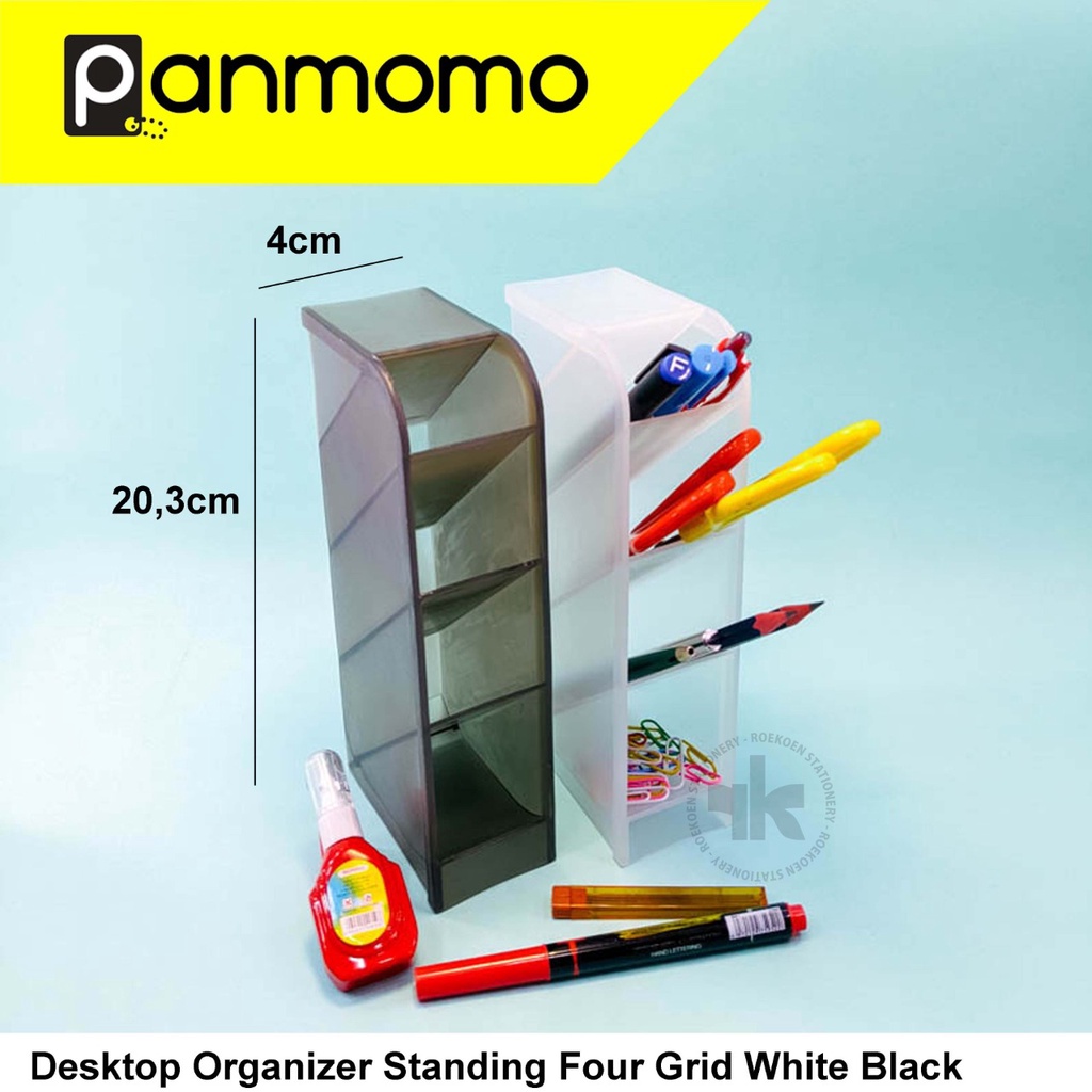 Jual Panmomo Pen Organizer Standing Four Grid -Rak Pensil Susun ...