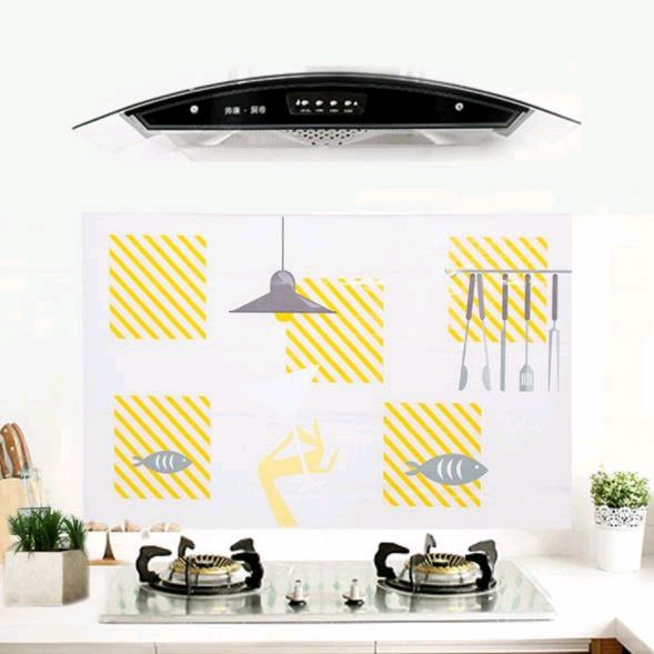 Jual Wallpaper Stiker Dinding Dapur Aluminium Foil Sticker Anti Panas ...