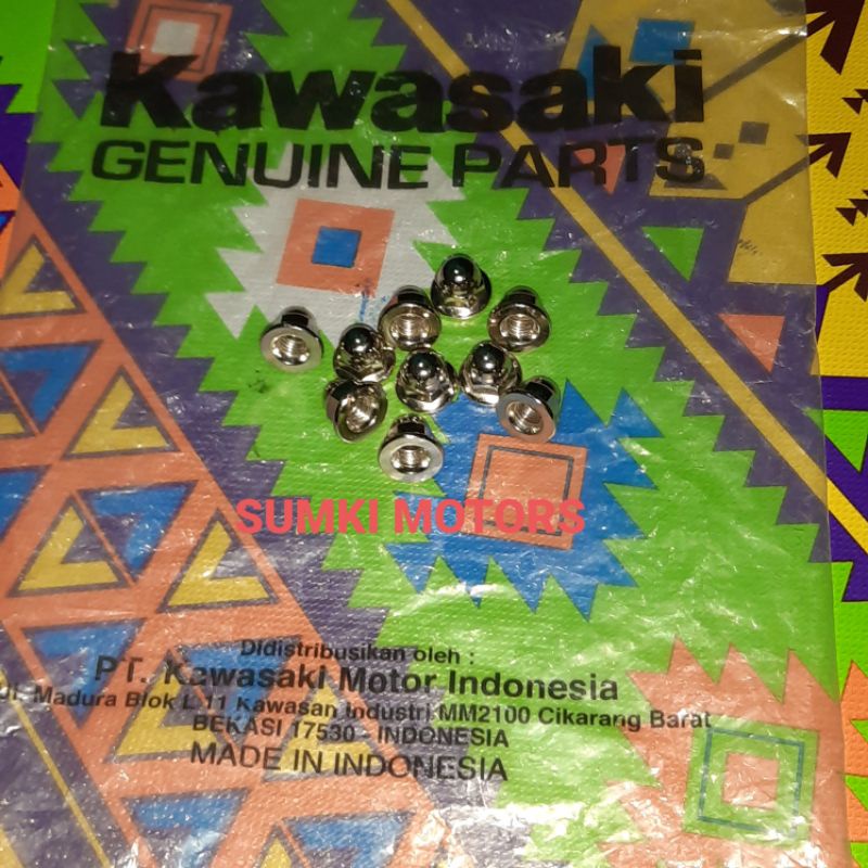 Jual mur topi baut head blok ninja 150 r rr ss | Shopee Indonesia