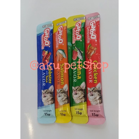 Jual Gatoo Smoothie Creamy Sachet 15Gr (1 biji) expired juni 2024 ...