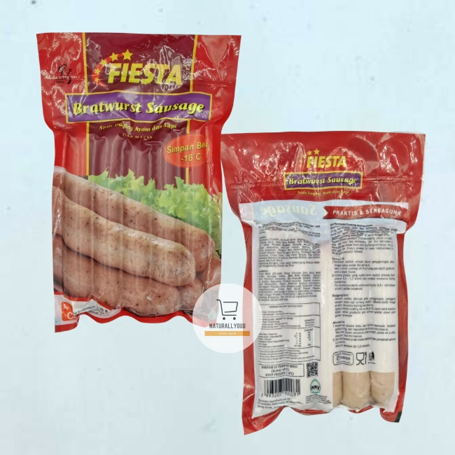 Jual Fiesta Sosis Bratwurst 300gr Bratwurst Sausage | Shopee Indonesia