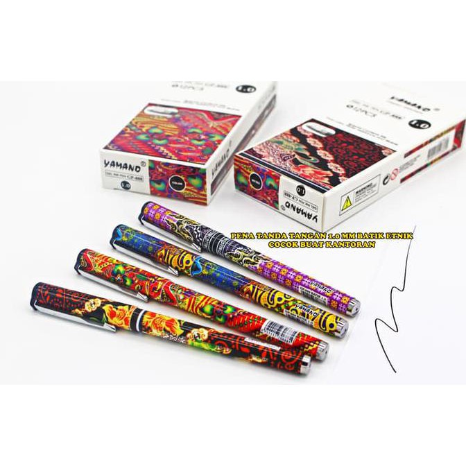 Jual Unik PULPEN BATIK YM-GP-888 / GEL PEN KANTOR BATIK YAMANO PEN ...