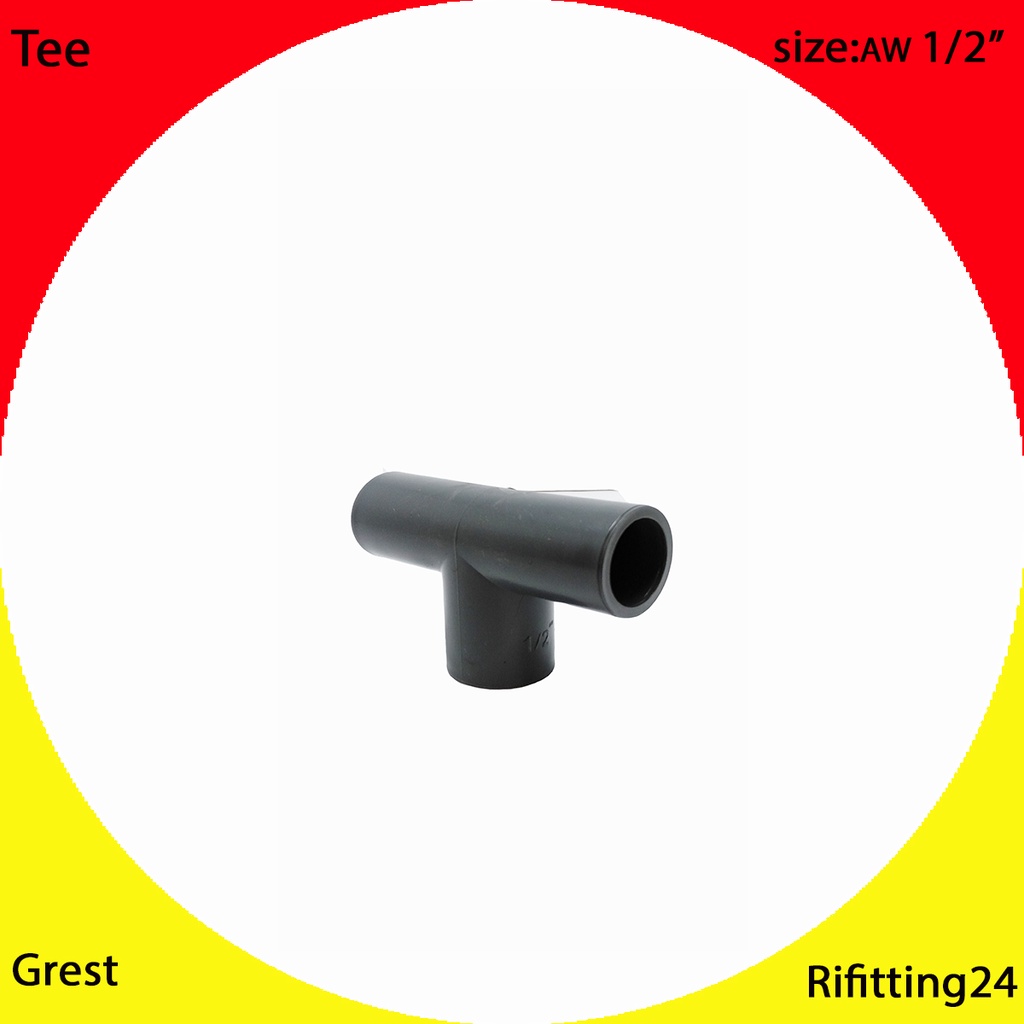Jual TEE 1/2"/FITTING PIPA PVC MERK GREST/T CABANG 3 | Shopee Indonesia