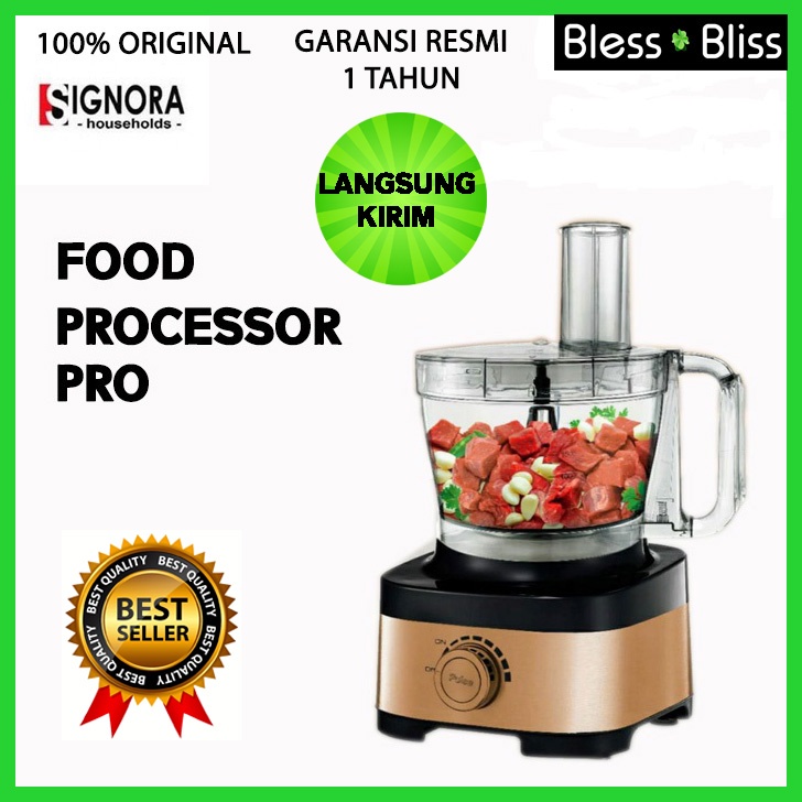 Jual Food Processor Pro Signora (Tanpa Cubic Cutter) dan Bonus Hadiah ...