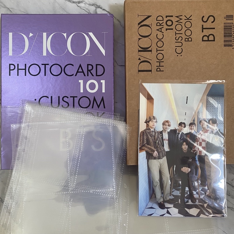 Jual no box BTS dicon 101 photocard binder + POSTCARD photocard holder ...