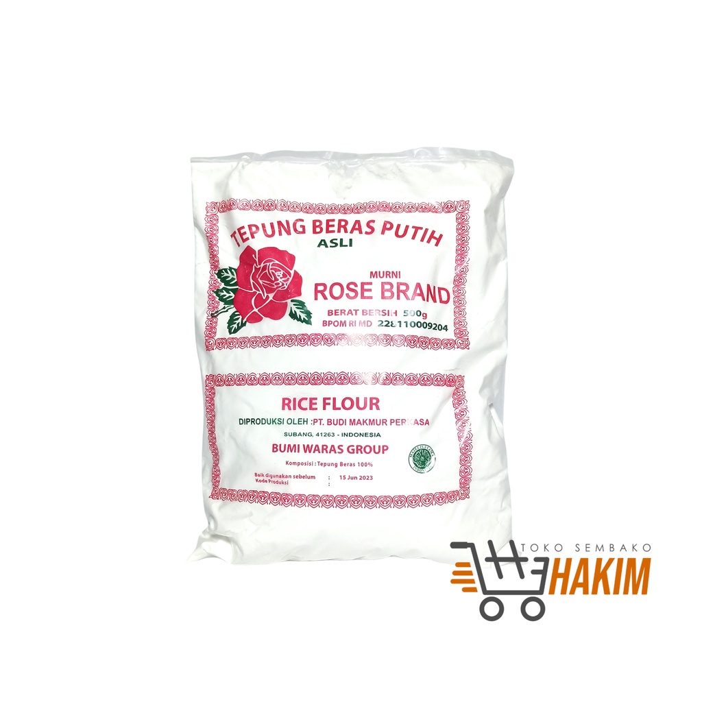 Jual Tepung Beras Rose Brand 500g | Shopee Indonesia