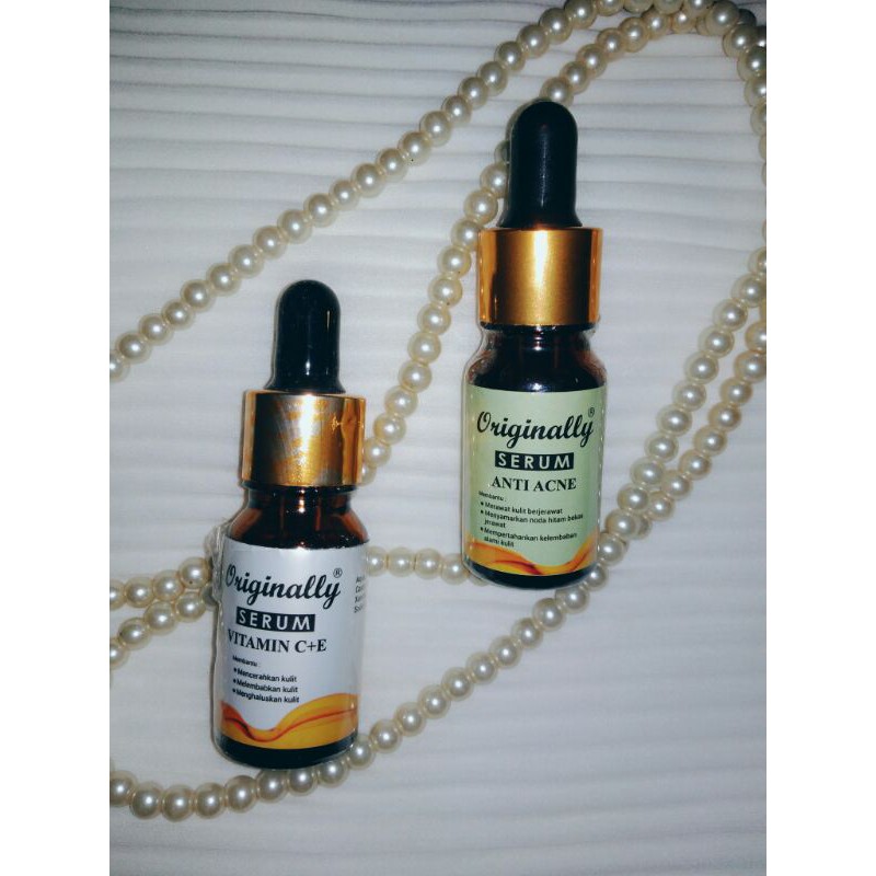 Jual SERUM ORIGINALLY / pcs ( Vit C+E & Anti Acne ) | Shopee Indonesia
