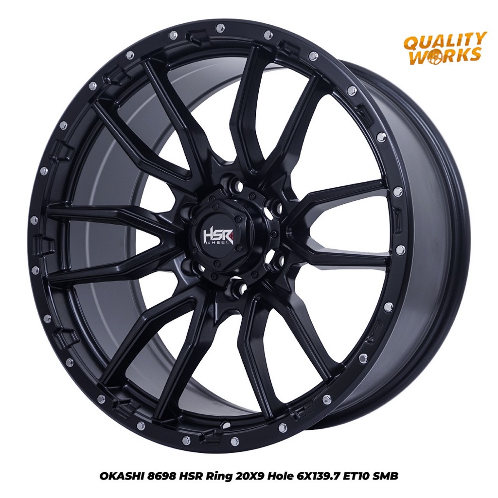Jual Velg Okasi Hsr Ring 20 Untuk Trailblazer Hyundai H1 Pajero Ford ...