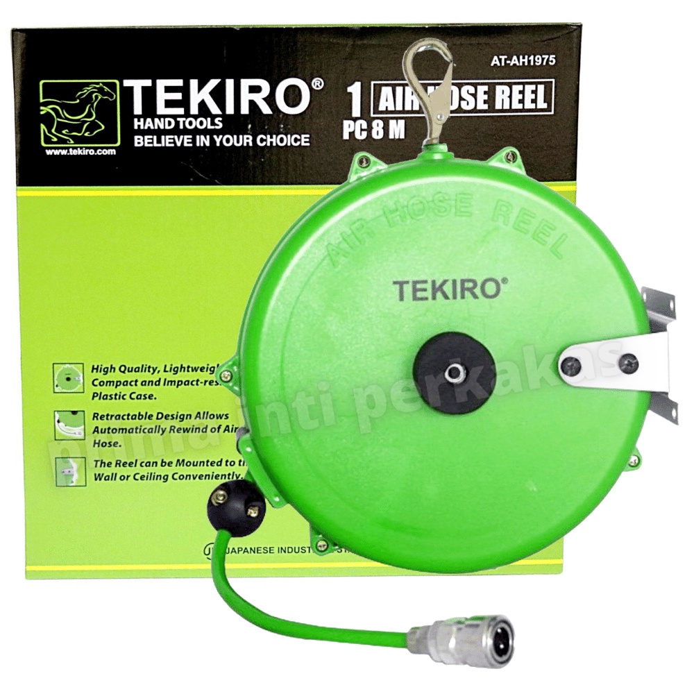 Jual Selang Kompresor Roll Otomatis 8M Air Hose Reel Selang Compresor ...