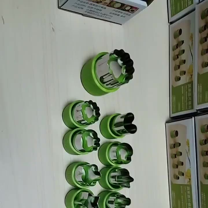 Jual 8 / 12 pcs / set Cetakan Pemotong Sayuran / Buah / Kue / Biskuit ...