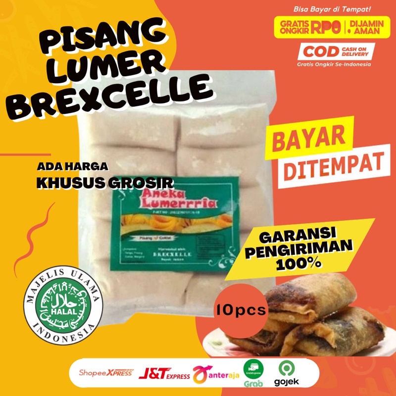 Jual Pisang Lumer Cokelat Meler Coklat Aneka Lumeria Brexcelle ...