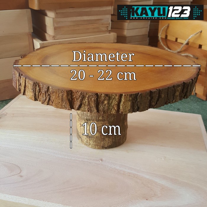 Jual Cake Stand Diameter 20-22 cm Alas Kue Tempat Kue (CS-01) | Shopee ...
