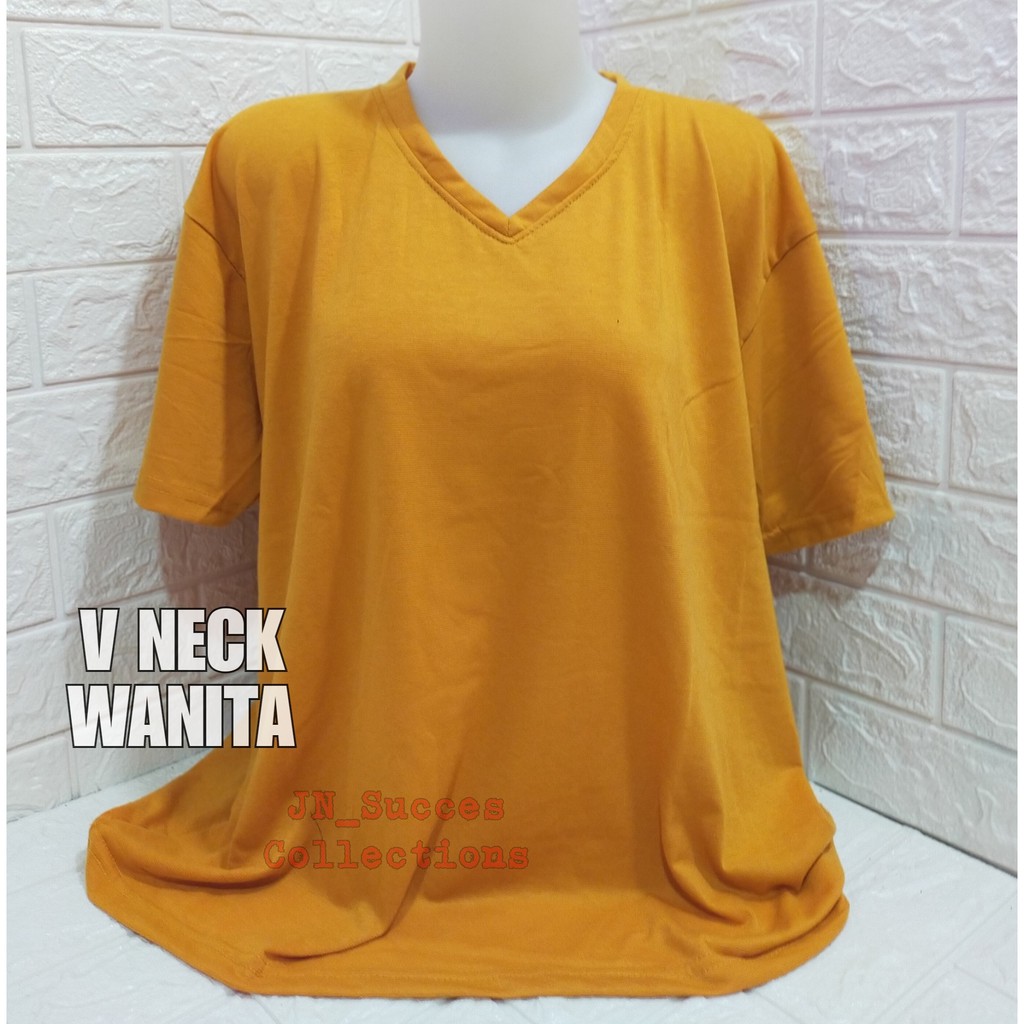 Jual KAOS V NECK WANITA / KAOS WANITA LENGAN PENDEK / KAOS MURAH ... Jual KAOS V NECK WANITA / KAOS WANITA LENGAN PENDEK / KAOS MURAH ...
