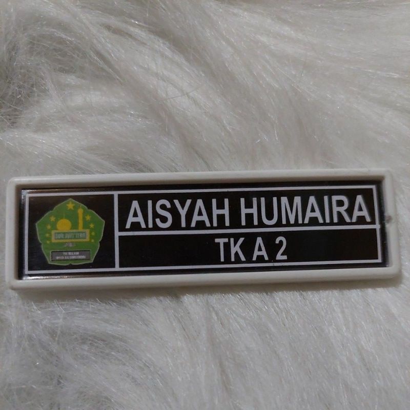 Jual NAME TAG PAPAN NAMA DADA PNS GURU SISWA TNI AKRILIK COSTUM ...