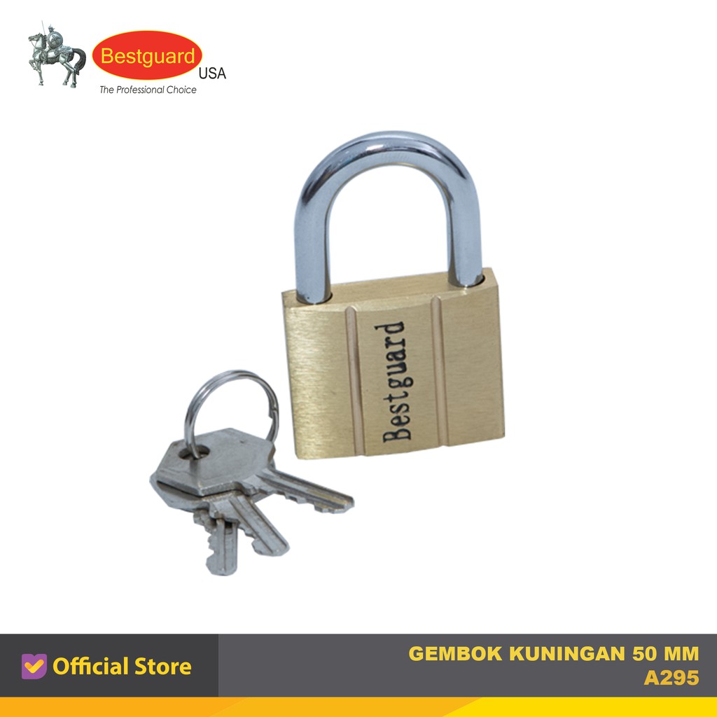 Jual Bestguard Gembok Kuningan 50Mm | Shopee Indonesia