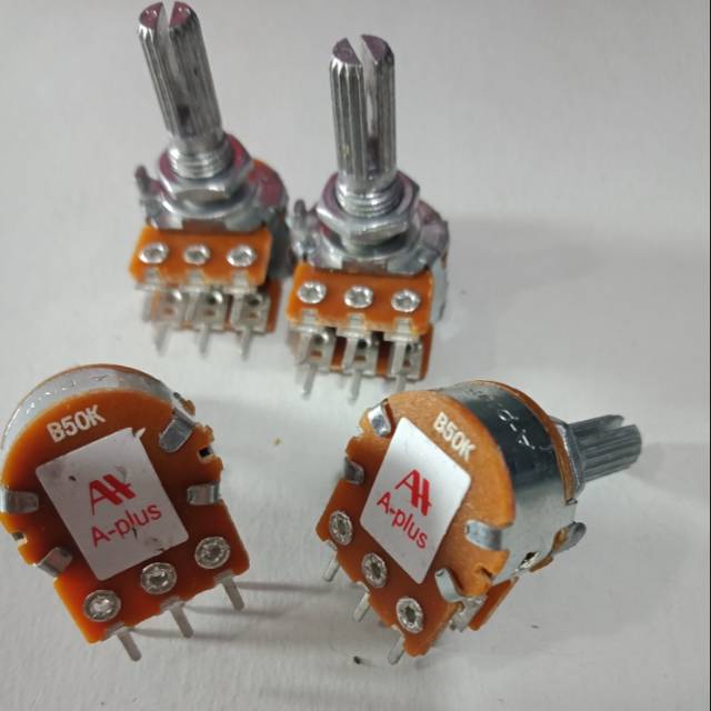 Jual Potensio STEREO A plus 50K SETEREO | Shopee Indonesia