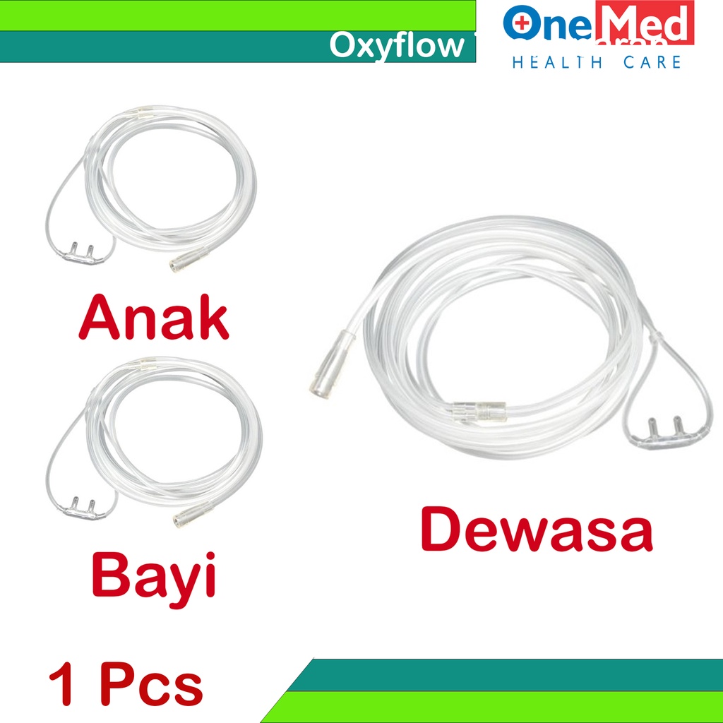 Jual OneMed Oxyflow Bayi, Anak, Dewasa Transparan | Shopee Indonesia