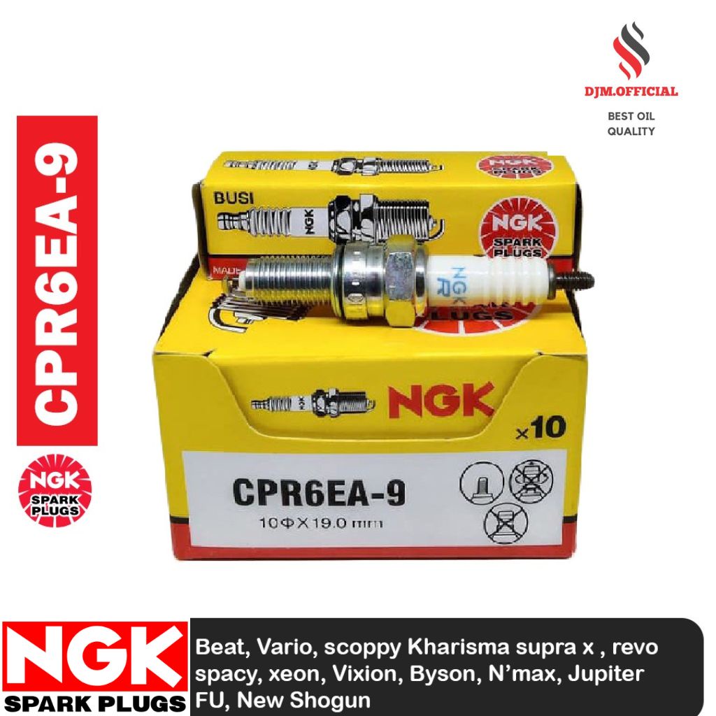 Jual BUSI NGK CPR PANJANG BUSI NGK CPR CPR6EA VIXION JUPITER MX ...