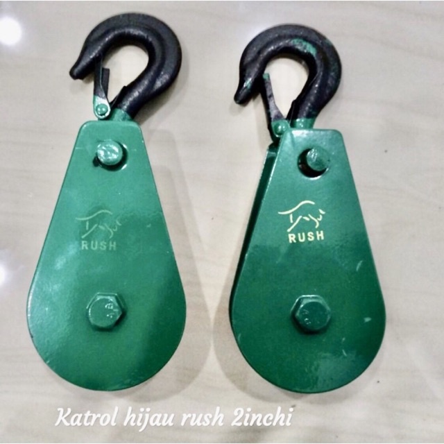 Jual 400kg Katrol hijau 2inci beban 400kg katerol kapal abk kerekan 0 ...