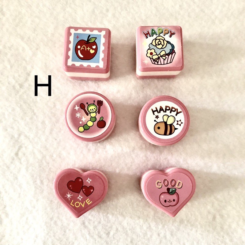 Jual stamp, stempel, cap anak untuk reward, hiasan, bermain anak, stamp ...