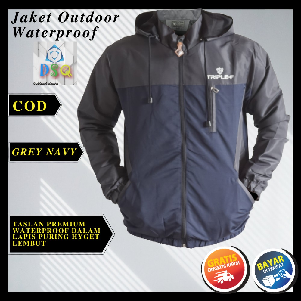Jual Jaket Pria Outdoor Jaket Hiking Waterproof Jaket Motor Parasut ...