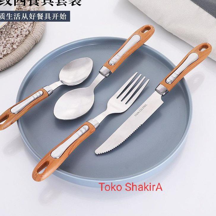 Jual Telah Hadir.. SENDOK MAKAN KAYU SET TEMPAT SENDOK KAYU UNIK ...
