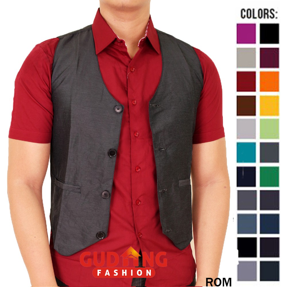 Jual Rompi Formal Pria Banyak Pilihan Warna - ROM (COMB) | Shopee Indonesia