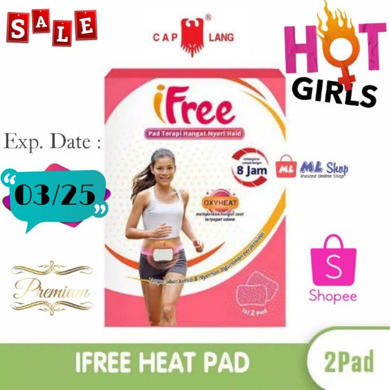 Jual Caplang IFREE Pad Terapi Nyeri Haid untuk wanita (isi 2 pcs ...
