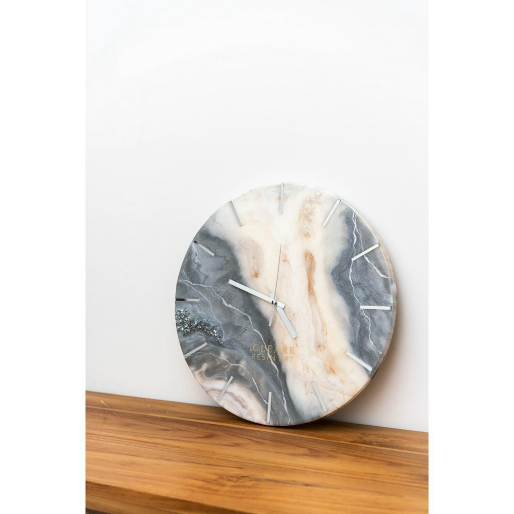 Jual [PO] Jam Dinding Resin / Resin Wall Clock / Jam Dinding Aesthetic ...