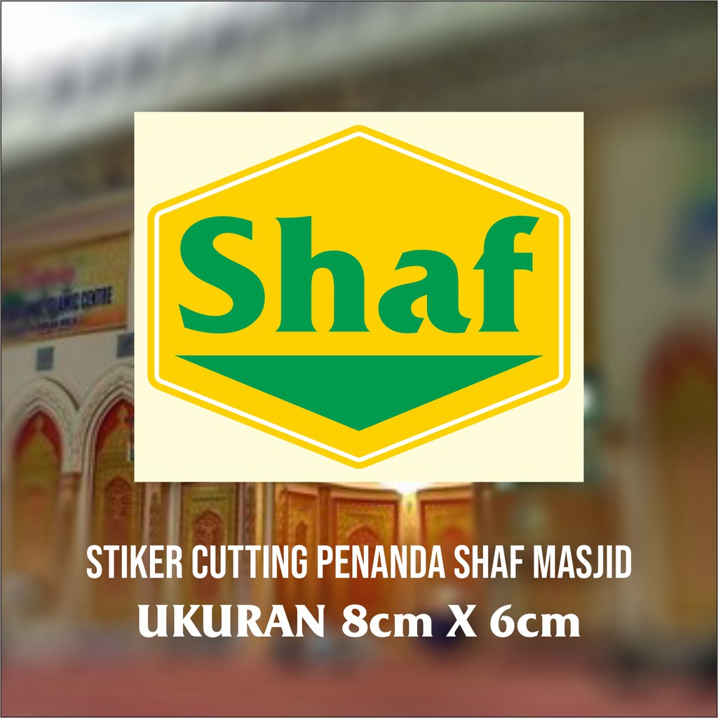 Jual Stiker Cutting Penanda Shaf Shalat | Shopee Indonesia