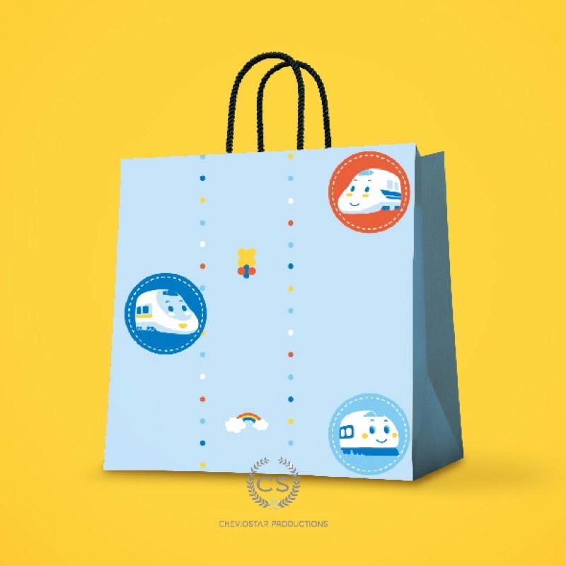 Jual Paper Bag Kado Paperbag Custom Premium Cheviostar Motif Shinkansen ...