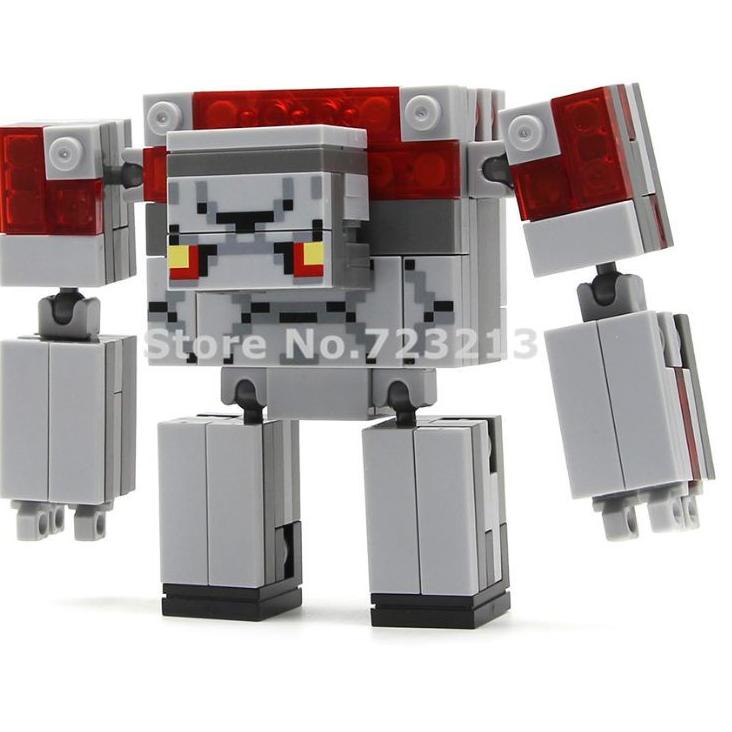 Jual Lego Minecraft Redstone Golem Big Minifigure Hero Mine craft Steve ...