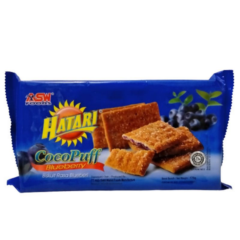 Jual hatari cocopuff blueberry roti kering hatari biskuit hatari ...