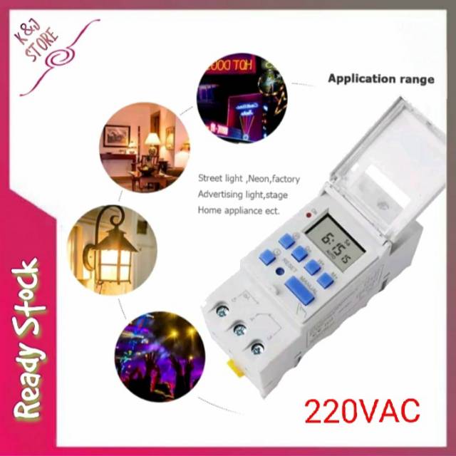 Jual Stop Kontak LCD Programmable 220V Digital TIMER SWITCH Relay ...