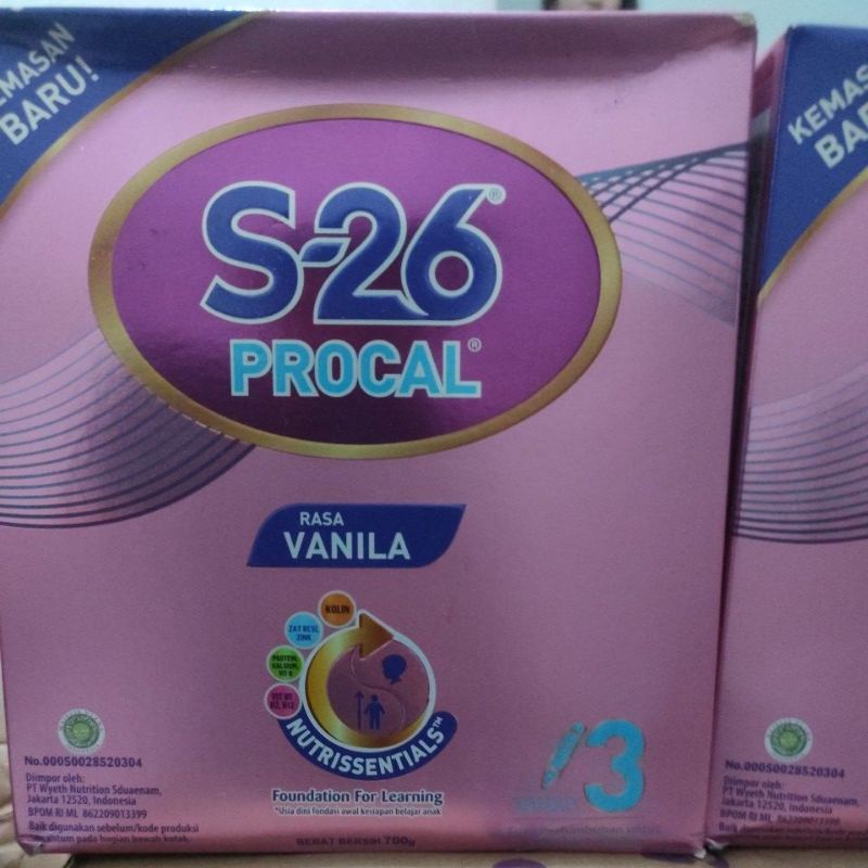 Jual S26 procal box tahap 3 vanila 700gr | Shopee Indonesia