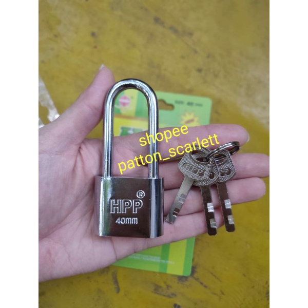 Jual GEMBOK PUTIH ANTI RUST ANTI MALING ANTI CUT 60MM 50MM 40MM 30MM ...