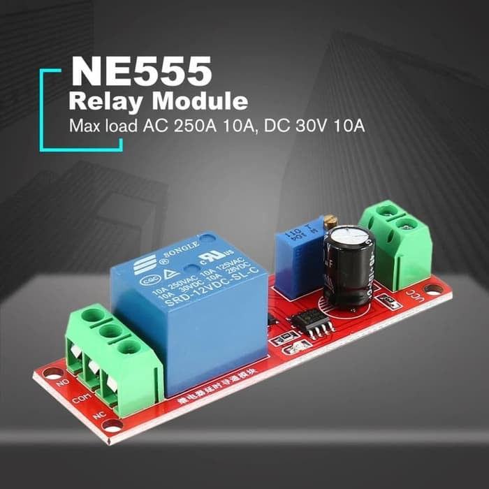 Jual Timer Delay ON NE555 Time Delay Switch Relay 12V Speaker ...