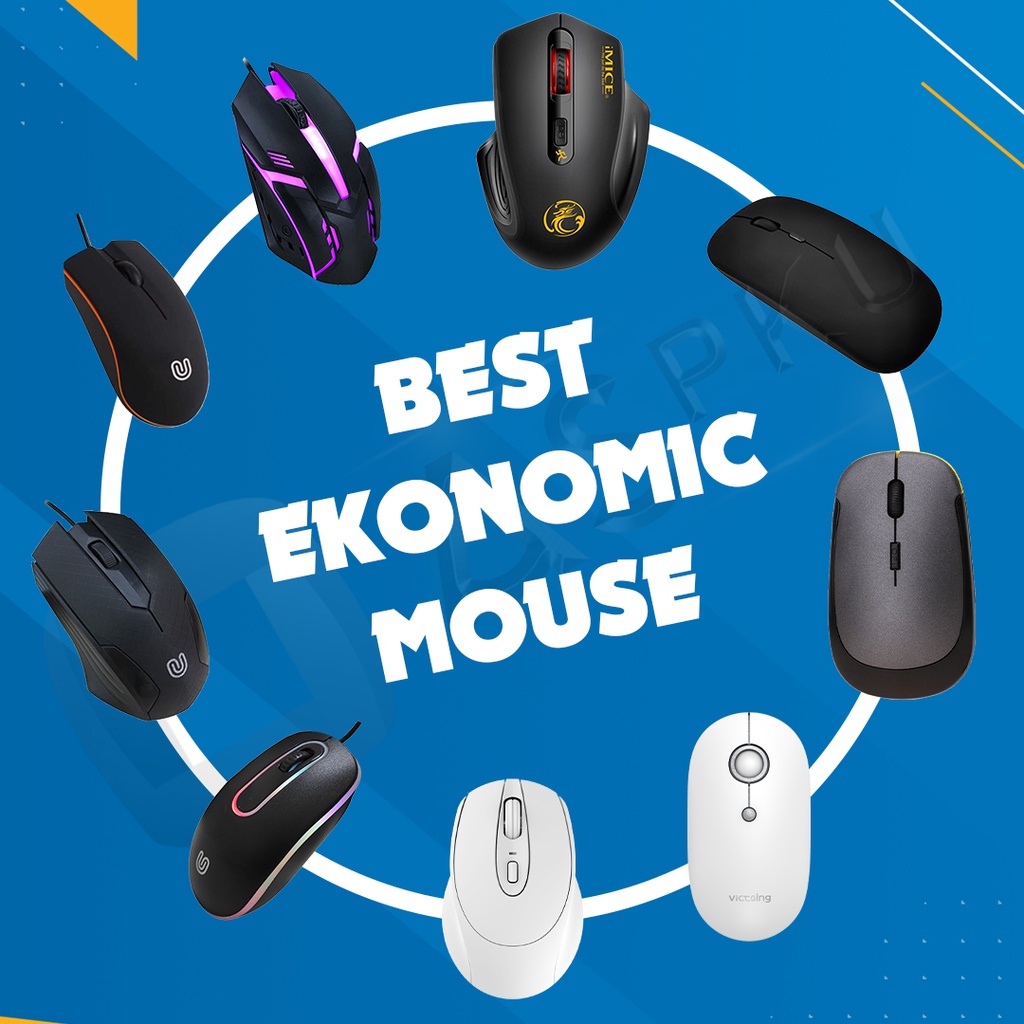 Jual Mouse Wireless Wired Kabel Komputer Laptop Keyboard Mousepad Kerja ...