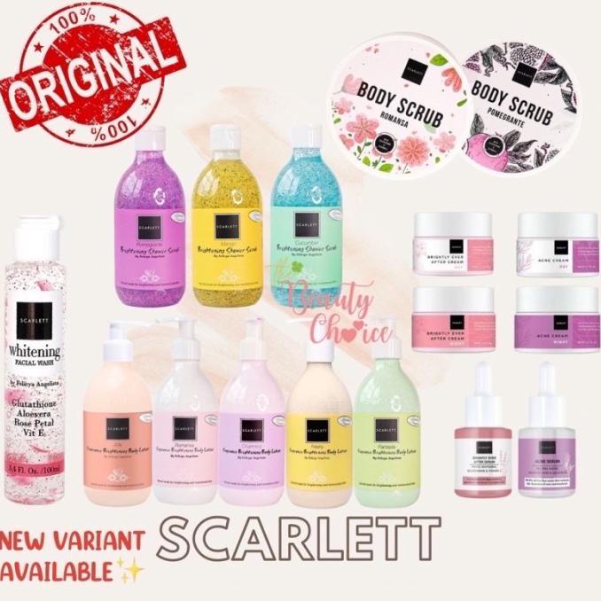 Jual Sale!!! Scarlett Whitening Lgsg Kirim Paket Original Hand Body ...