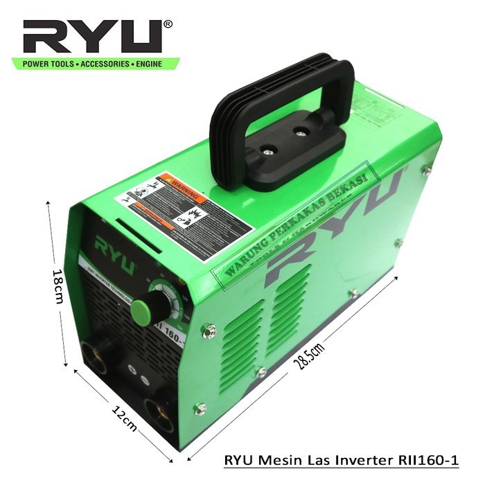 Jual RYU INVERTER RII 160A 900W/RYU MESIN LAS 160A /RYU TRAPO LAS 160A ...