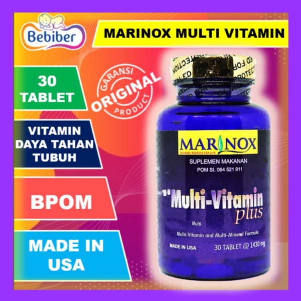 Jual Marinox Multivitamins Plus Isi 30 Tabs Marinox MultiVitamin ...