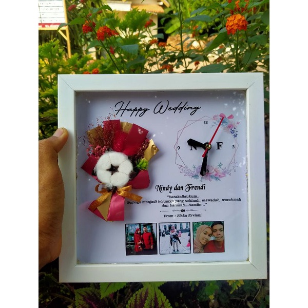 Jual jam custom frame 3D | Shopee Indonesia