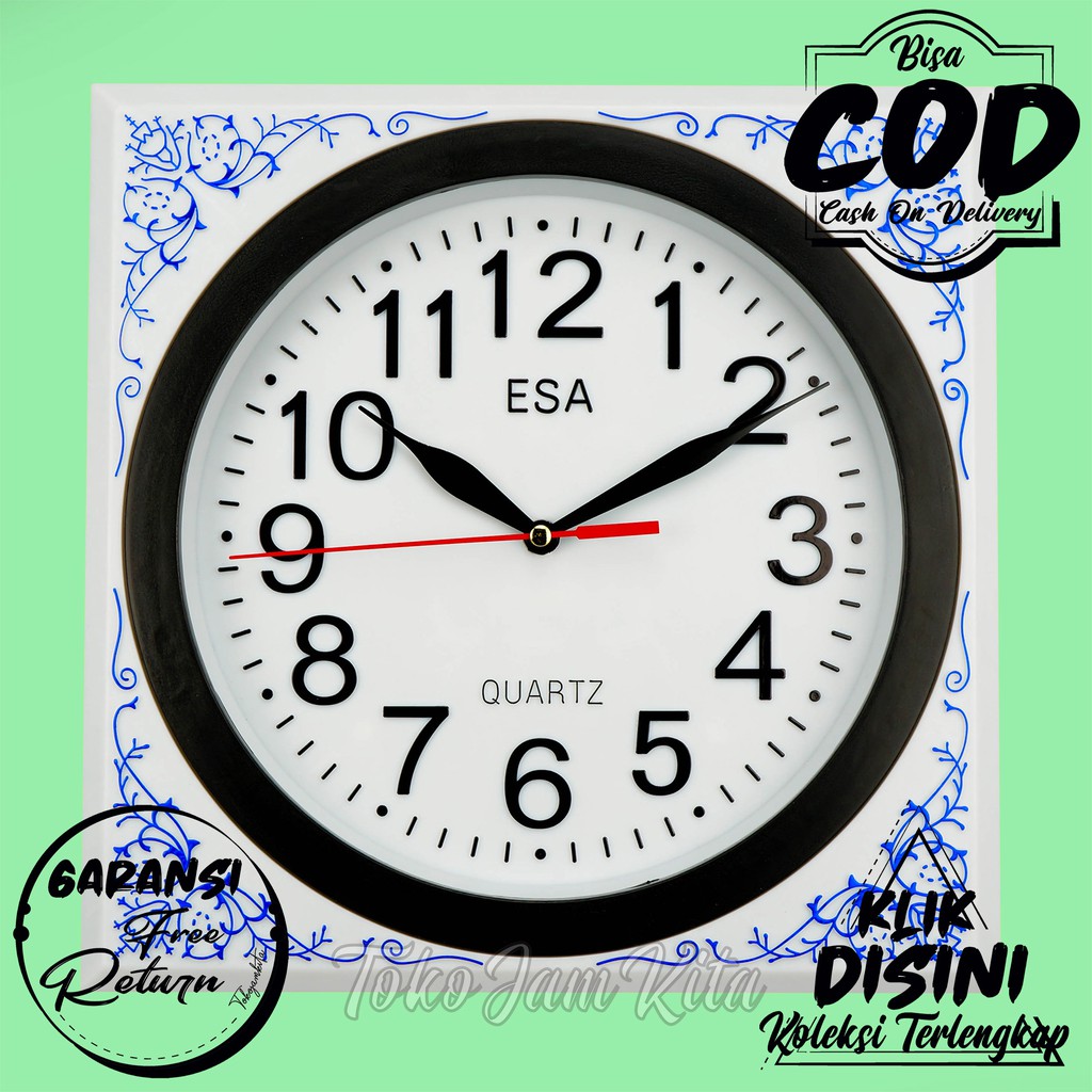 Jual JAM DINDING UNIK POLOS MINIMALIS INCLUDE PACKING KOMPLIT & GARANSI ...