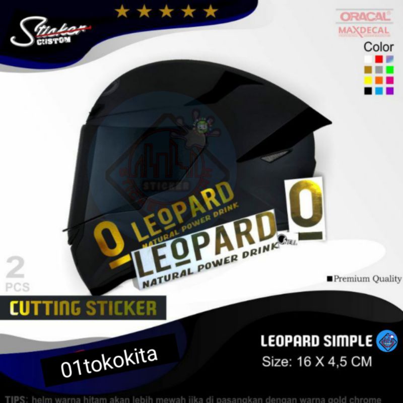 Jual set lengkap sticker cutting motor leopard stiker cuting timbul ala ...