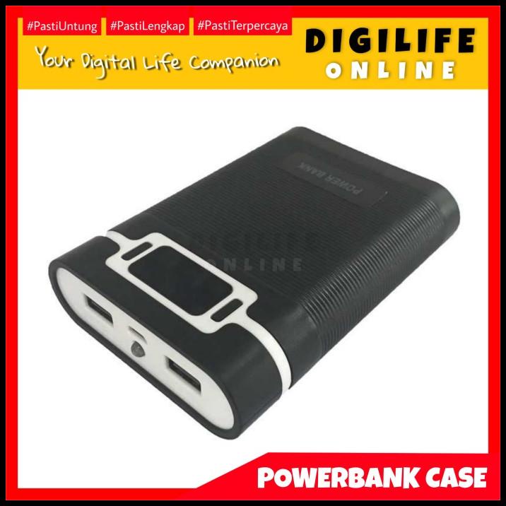 Jual Power Bank Case 2 Usb Port Lcd Baterai 4 X 18650 Casing Powerbank ...