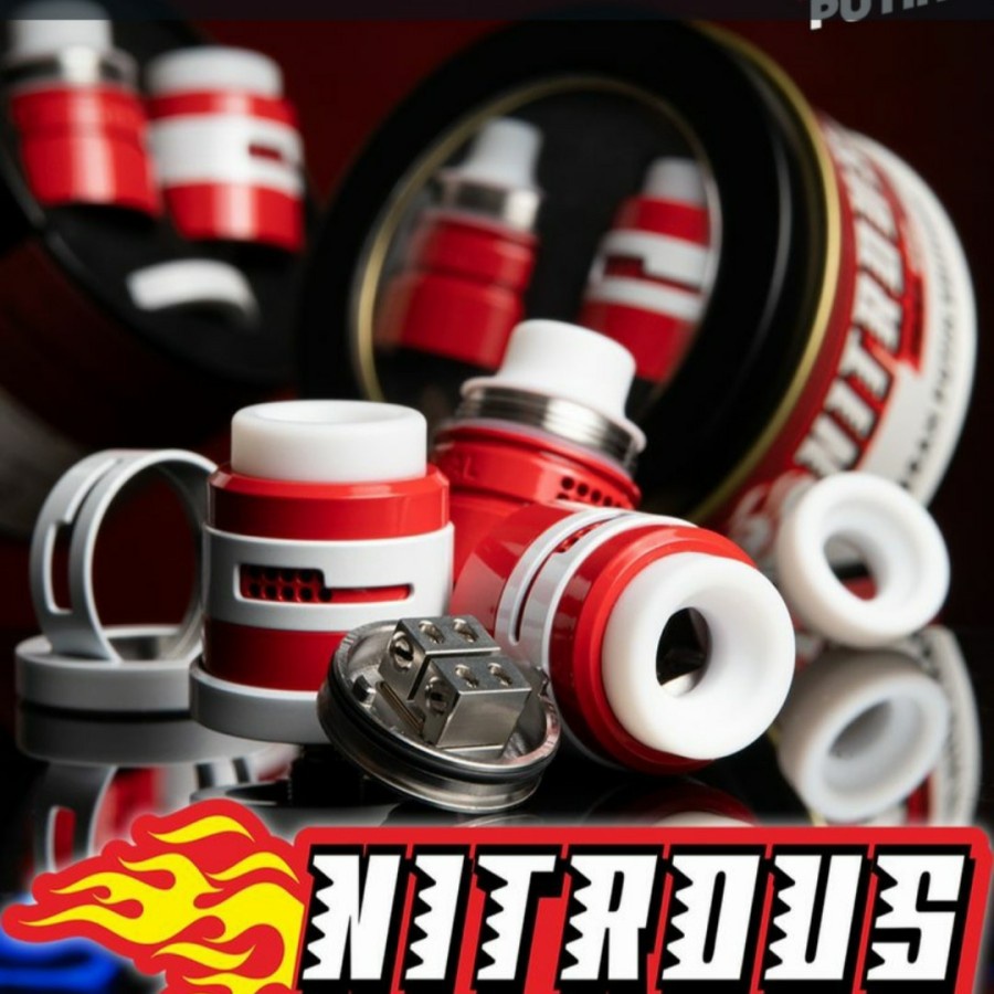 Jual RDA NITROUS PLUS RDA MERAH PUTIH EDITION 22MM ORIGINAL by DAMN ...