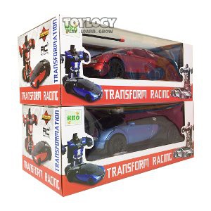 Jual Jual Mainan Anak Mobil Radio Remote Control Transform Racing Robot ...