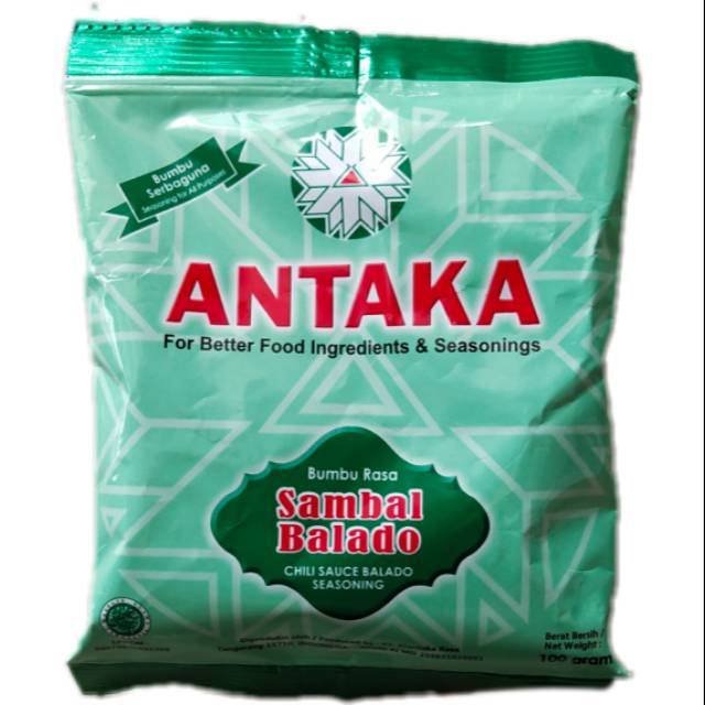 Jual BUMBU TABUR BERMACAM RASA MERK ANTAKA 100 GR | Shopee Indonesia