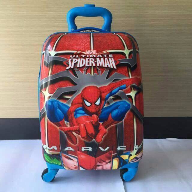 Jual Koper Anak Karakter Spiderman Ultimate-Koper Travel Anak 16 Inci ...