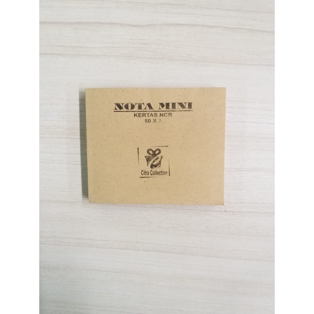 Jual Buku Nota Mini Citra Datar 3 Ply / 3 Rangkap Kertas NCR 17811203 ...